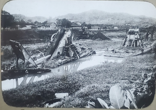 1910, Steam Shovel, Old French Dredges, Panama Canal, Magic Lantern ...