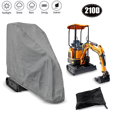 Full Cover For Mini Excavators Outdoor Waterproof UV Snow Dust Rain ...