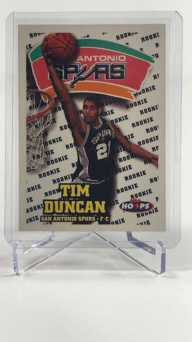 TIM DUNCAN ROOKIE CARD 1997-1998 NBA HOOPS RC #166 | eBay