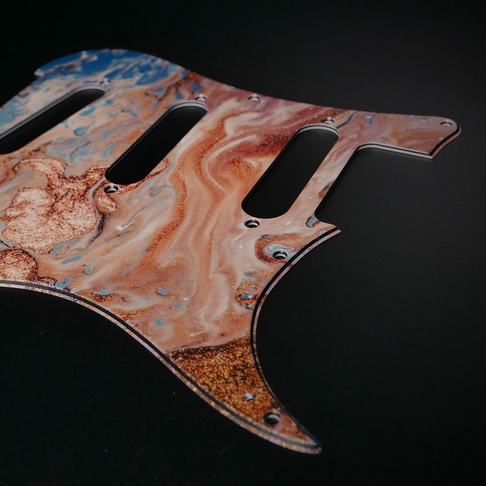 PRS Silver Sky • Silver Sky SE Pickguard • Marble #20 • Custom ...