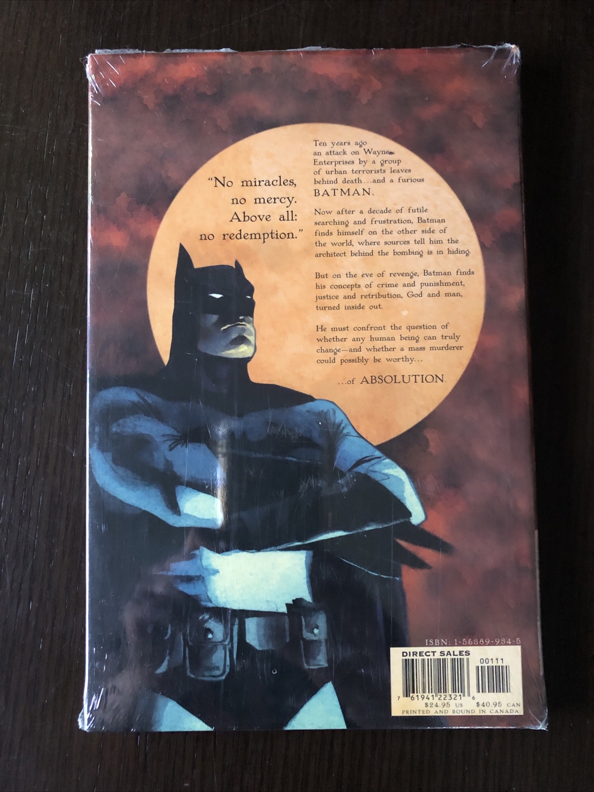 Batman: Absolution DC Comics Hardcover HC 1st Printing | eBay
