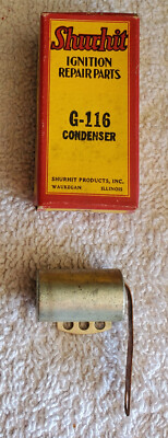 Shurhit G-116 Ignition Condenser 1951 -70 Chrysler Dodge Plymouth 1957 ...