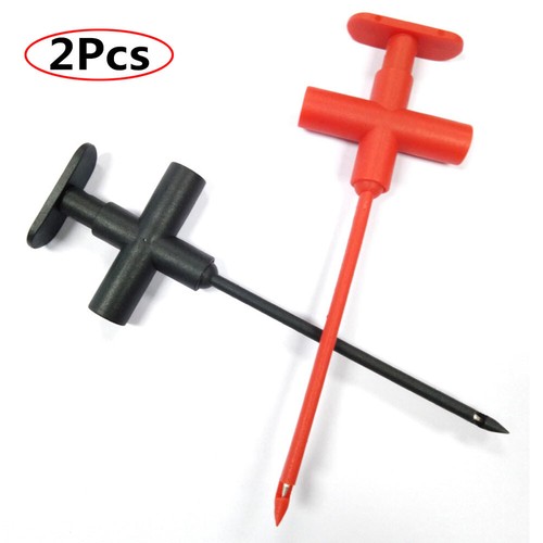 2Pcs Insulation Puncture Probe Auto Repair Multimeter Test Clip with ...