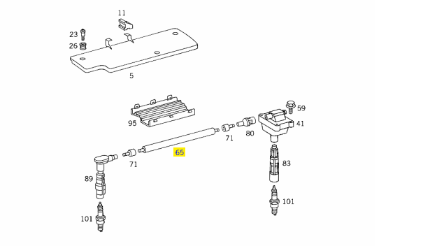 Mercedes-Benz Genuine Cable Sleeve 4x 0001591438 for sale online | eBay