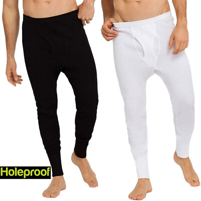 Holeproof Aircel Thermal Mens Long Johns Warm Pants Underwear Waffle ...
