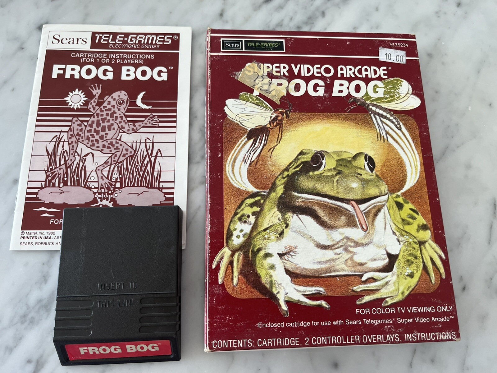 Frog Bog (Intellivision, 1982) Sears | eBay