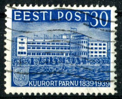 1939 ESTONIA KURORT PARNU 30 HIGH GRADE 151 USED STAMP | eBay