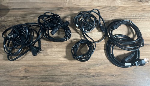 Lot Of 8 Power Cords Mixed Styles | eBay