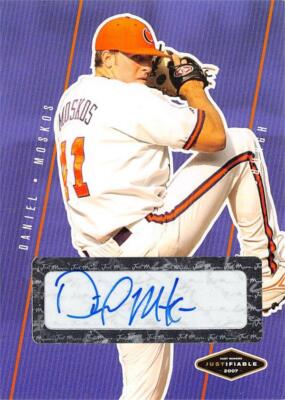 Daniel Moskos autographed Baseball Card (Pirates) 2007 Just Minors ...