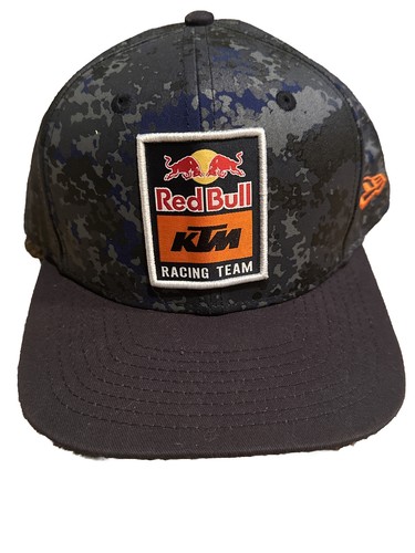Red Bull Hat Mens Navy Blue Orange Snapback 9Fifty KTM Racing Team New ...