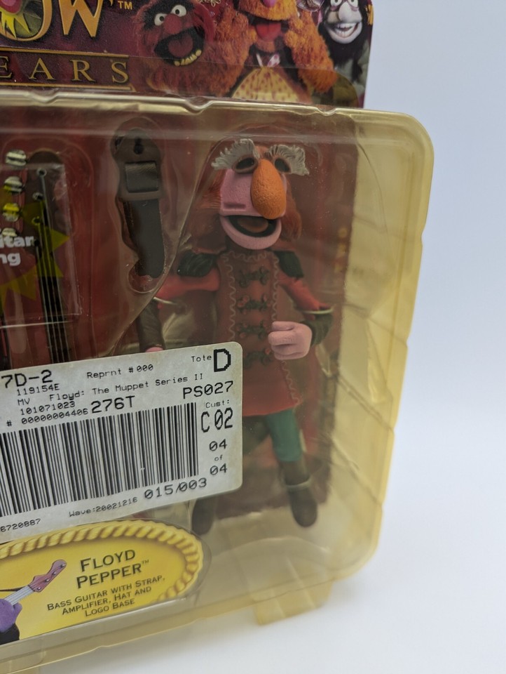 MOC 2002 Palisades Muppet Show 25 Years Series 2 Floyd Pepper Red Shirt ...