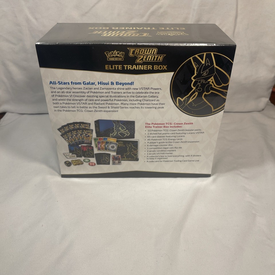 Pokémon Crown Zenith Elite Trainer Box (ETB) - SEALED New! | eBay