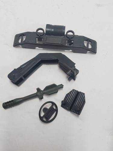 Vintage GI Joe Hammer 1990 Gun Stand Steering Wheel missile Bumper part ...
