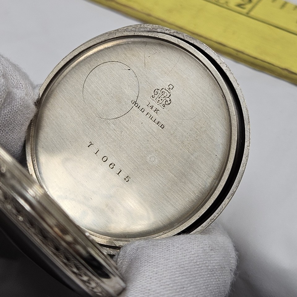 Vintage Hamilton CAL 912 Mechanical 17J 14K Gold Filled Wadsworth Case ...