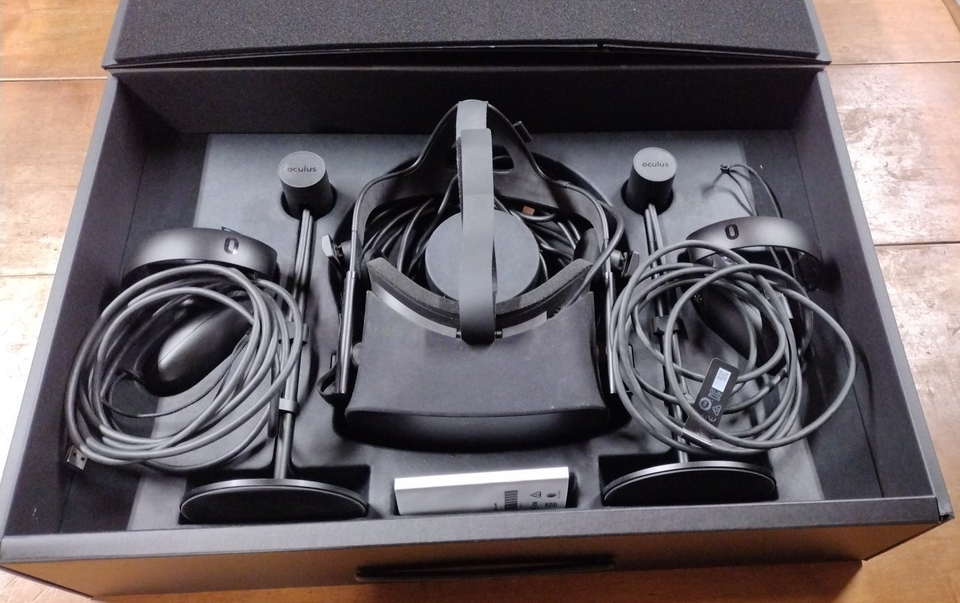 Oculus Rift PC VR Gaming Headset HM-A with Box Sensors Controllers 301 ...