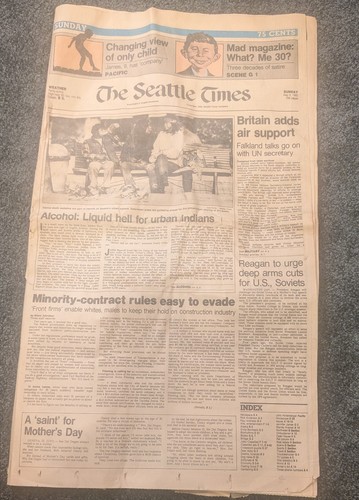 The Seattle Times Sunday Newspaper May 1982 | eBay