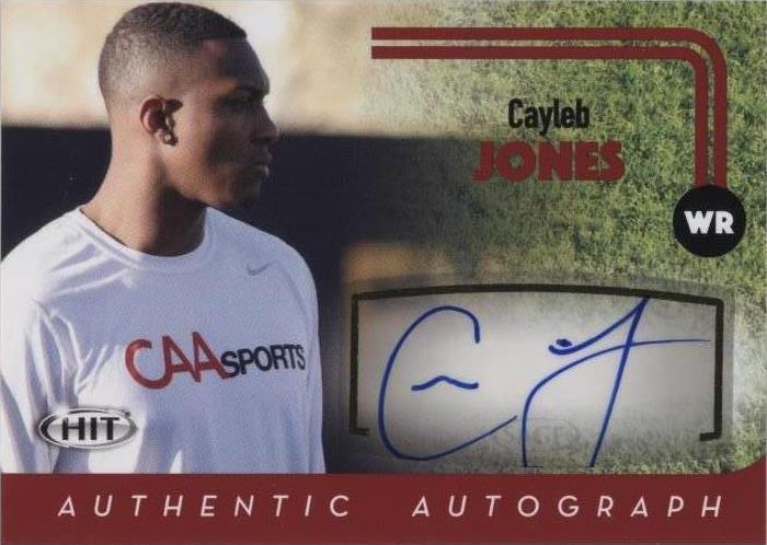 2016 SAGE Hit - Autographs Cayleb Jones #A48 Red (AU, RC) for sale ...