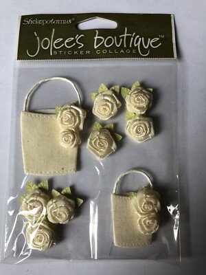 jolees boutique Scrapbooking stickers “fabric Flowers” | eBay
