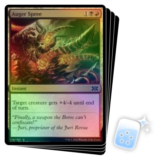 FOIL AUGER SPREE X4 Double Masters 2022 Magic MTG MINT CARD | eBay