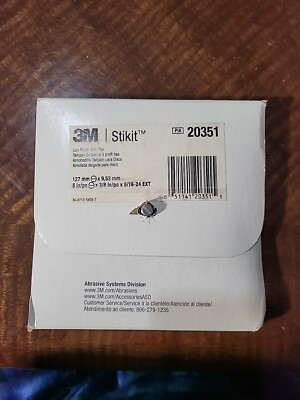 3M 20351 low profile 5" Backing Pad. new | eBay