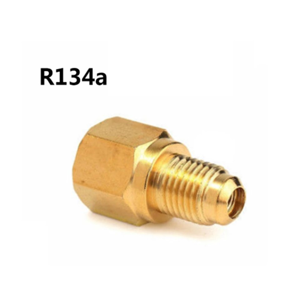 2x R12 To R134a R134a To R12 Adapter 1/4 Female Flare 1/2 Acme Male ...