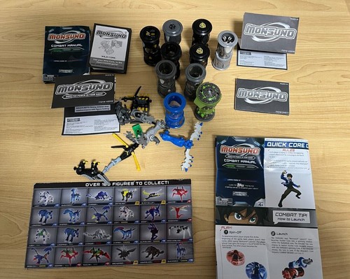 Monsuno bulk lot toys, 9 figures and cannisters, 1x wild core, used ...
