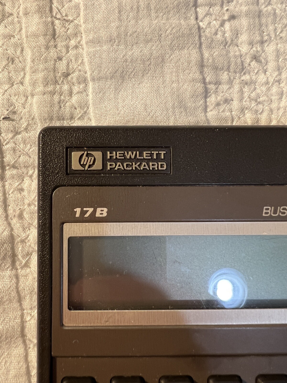 VTG 1987 HP HEWLETT PACKARD 17B BUSINESS CALCULATOR FAST USA PRIORITY ...