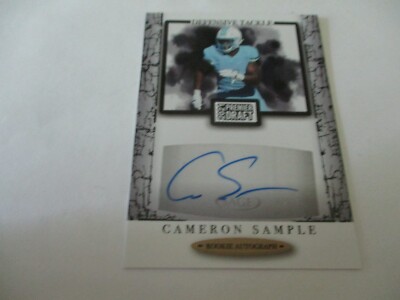 2021 Sage Premier Draft Rookie Autograph Cameron Sample Auto Card #A134 ...