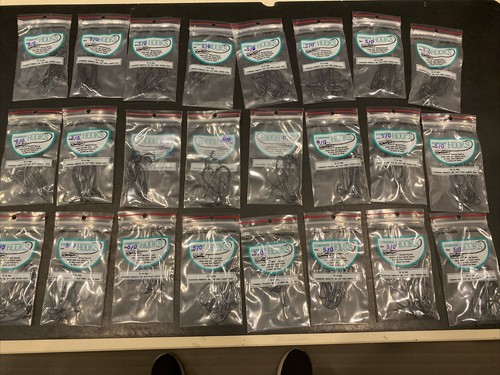 Mustad Stembridge 5/0 Shank Barb Hook Lot Of 24 Packs 12 Per Pack | eBay