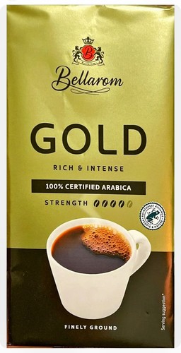 Bellarom Gold Rich & Intense Ground PREMIUM Coffee 500g 100% Certified ...