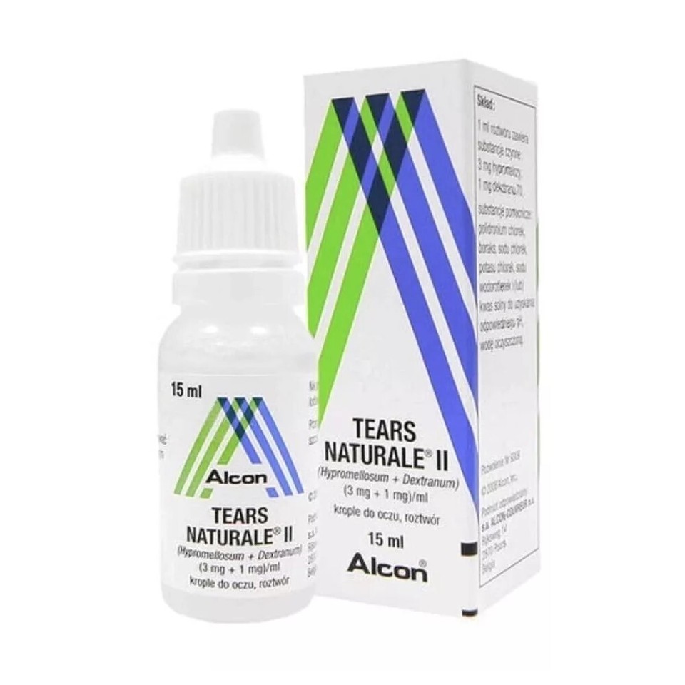 3x Alcon Tears Naturale II 15ml Lubricant & Moisturizing Eye Drops For ...