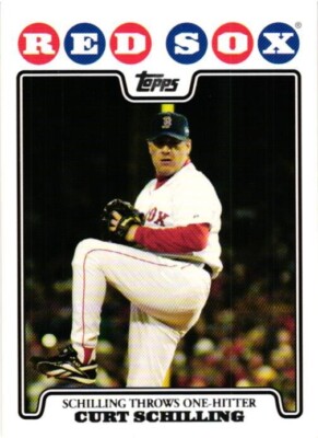 2008 TOPPS HIGHLIGHT CURT SCHILLING BASEBALL CARD #46 | eBay
