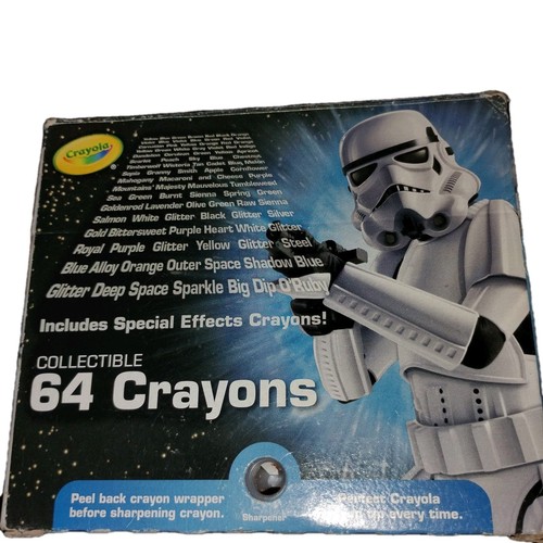 Crayola Star Wars STORMTROOPER 64 Colors Collectible Crayons w ...
