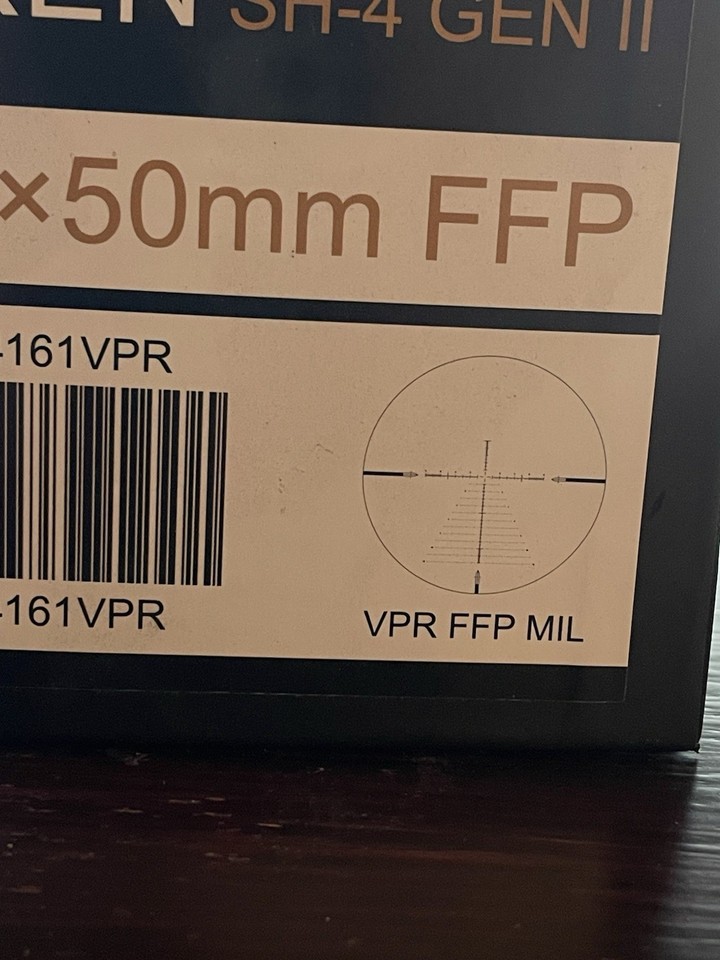Arken Optics SH4 Gen2 4-16x50 Rifle Scope FFP VPR with Illuminated ...