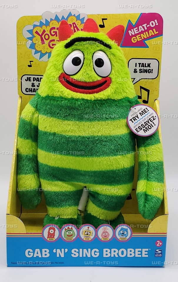 Yo Gabba Gabba! Gab N Sing Brobee 2008 Spin Master 20012120 NEW | eBay