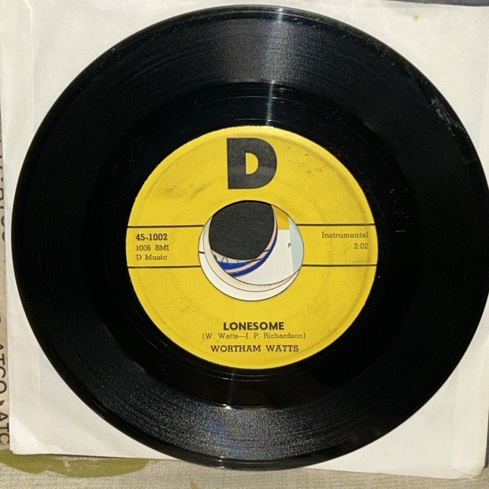 VG+ Wortham Watts - Cotton Picker / Lonesome VINYL 45 Tittyshaker | eBay