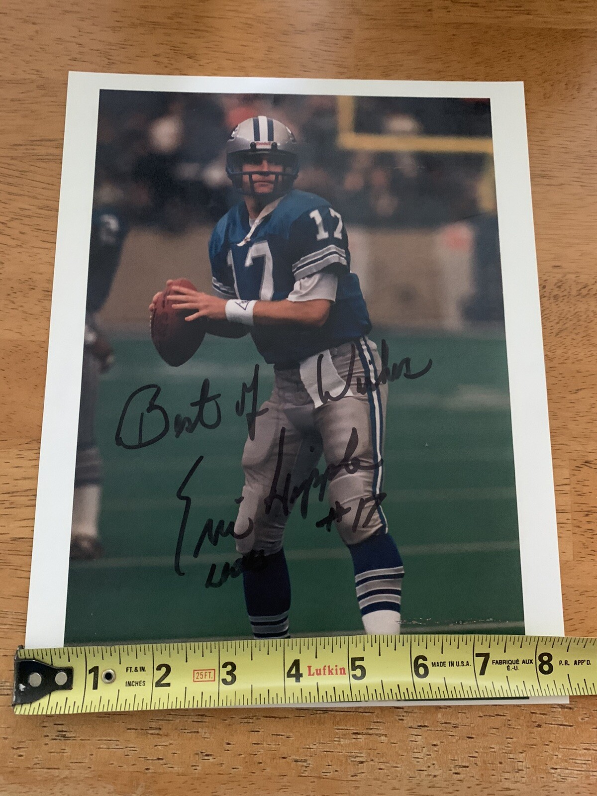 Eric Hipple signed picture | eBay