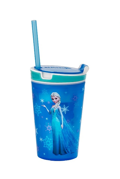 Snackeez Disney Frozen Elsa 2-in-1 Drink & Snack Cup Lunch Box Kids ...