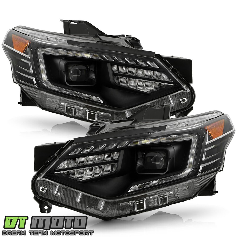 2018-2021 Chevy Traverse DRL Light Bar Projector Headlights w/LED ...