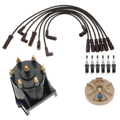 ACDelco Ignition Kit Distributor Rotor Cap Wire Spark Plugs Gap .060 ...