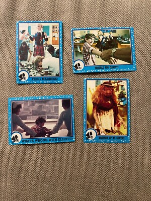 DCC: 1981 E.T. Extra Terrestrial Lot of 4 Cards NM-MT+ #31 33 34 36 ...