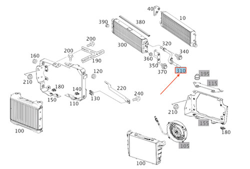 NEU MB G W463 AMG ÖLKÜHLER MIT FLANSCH LINKS A4635010019 ORIGINAL | eBay