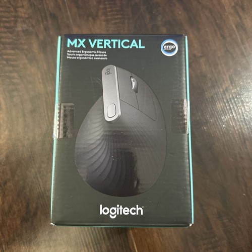 Logitech Lift Left Vertical Ergonomic Mouse- Gray/Black Preowned Tested ...