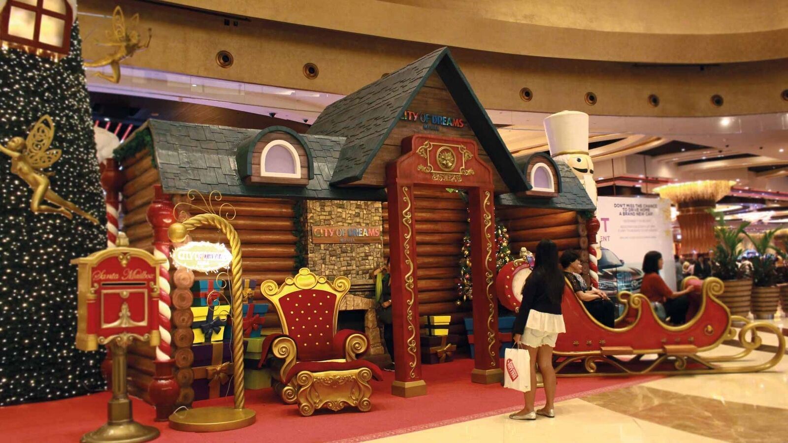 Large Santa Sleigh - Santa Sleigh - 4 Seater 10 FT - Outdoor Christmas ...