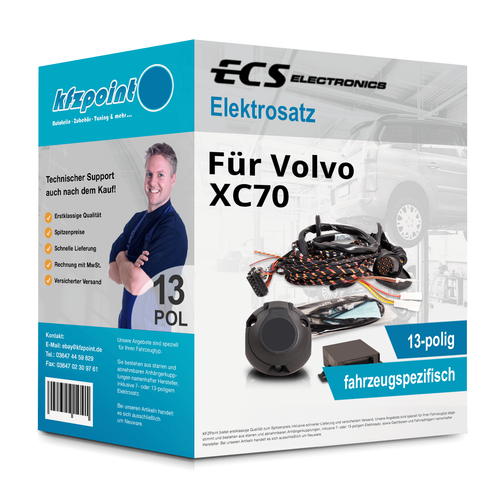 Für Volvo XC70 05.2011-jetzt ECS E-Satz 13polig fahrzeugspezifisch NEU ...