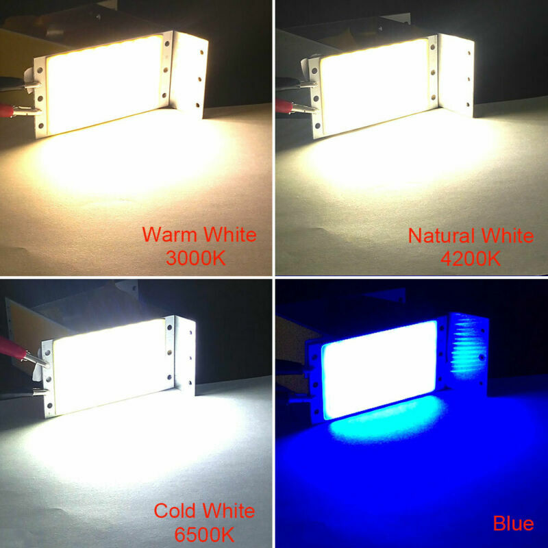 12V 15W 94X50mm COB LED Panel Light with Dimmer Controller WW CW NW ...