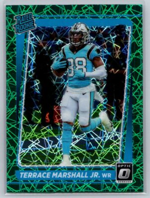 2021 Donruss Optic #218 Terrace Marshall Jr. Teal Velocity Rated Rookie ...
