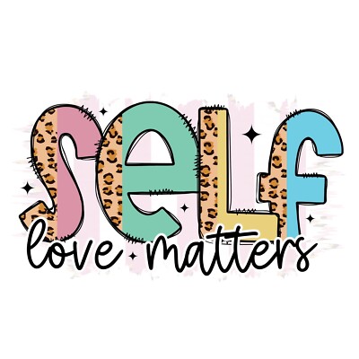 Self Love Matters Sticker Positive Depression PTSD Heal Mental (4 ...