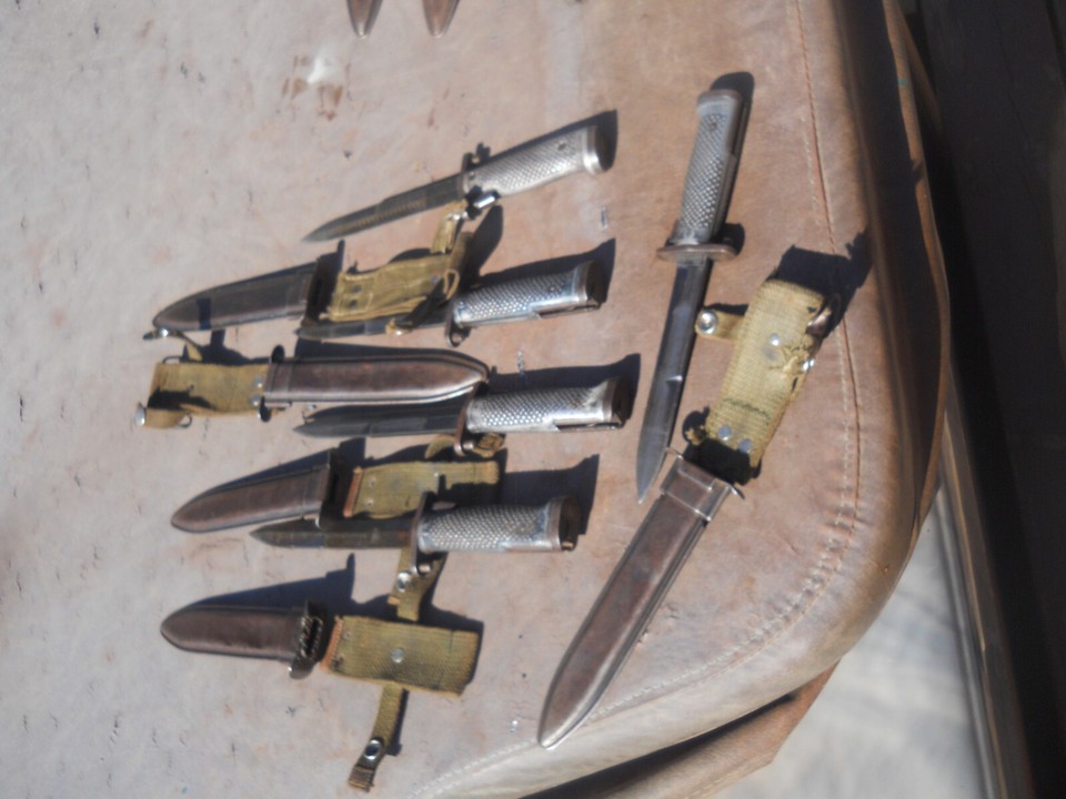 10 Turkish Military Issue M1 Garand Rifle Bayonet M-5A1 model w ...