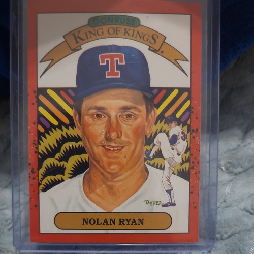 1990 Donruss Nolan Ryan King of Kings Error Card No Number & Off ...